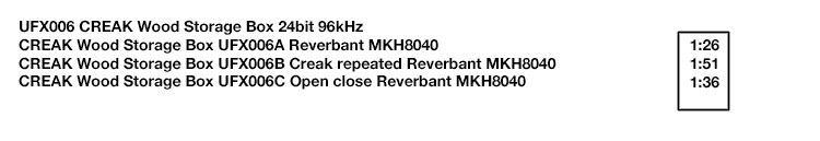 UFX006 CREAK Wood Storage Box – HISSandaROAR